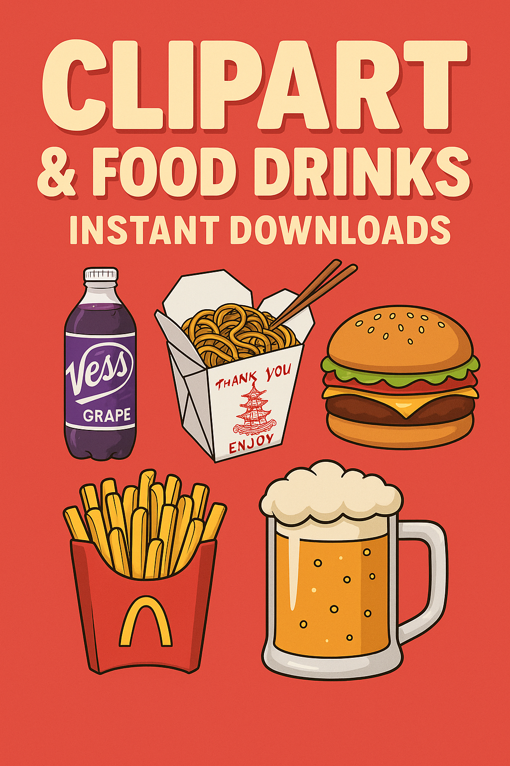 Clipart - Food & Drinks – Party & Print STL