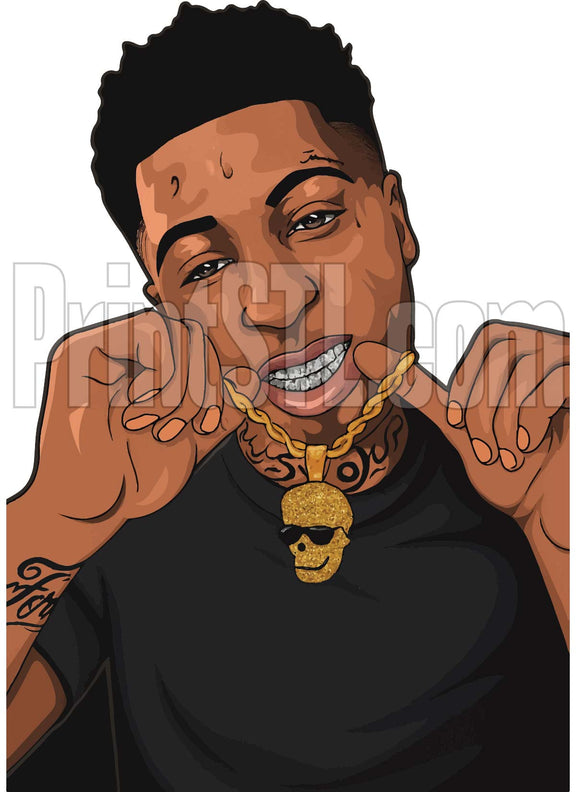 NBA YoungBoy Clipart | MASA, Slatt, 38 & Kentrell PNG Designs – Party ...